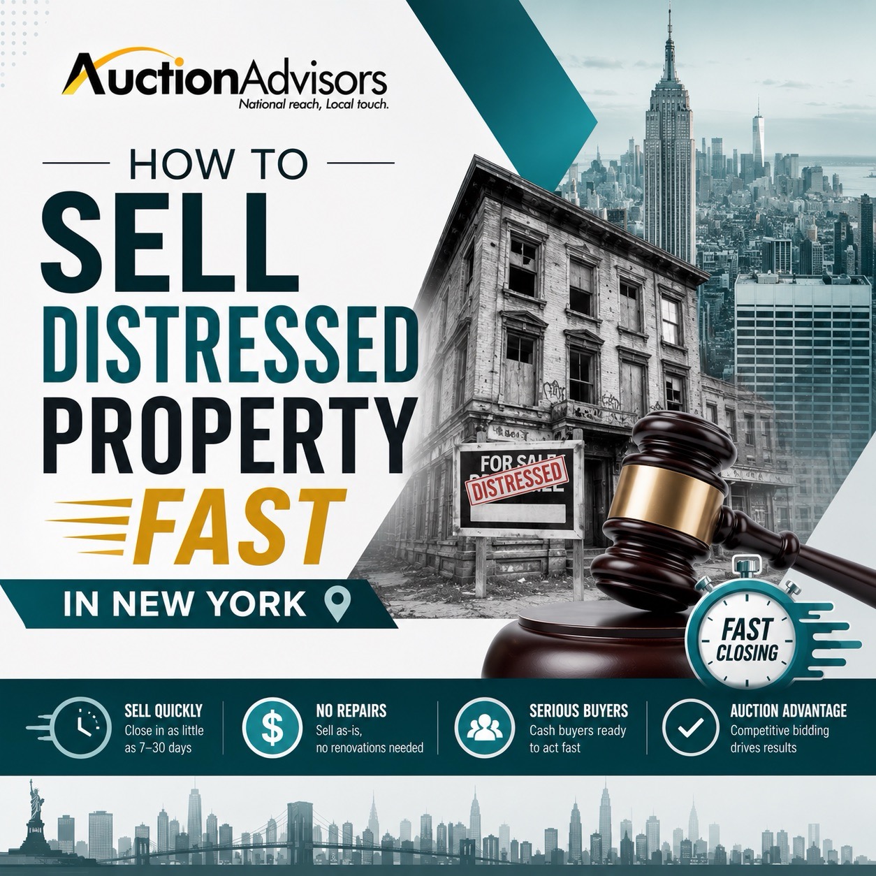 Need to Sell Fast in NYC? Distressed Property Guide